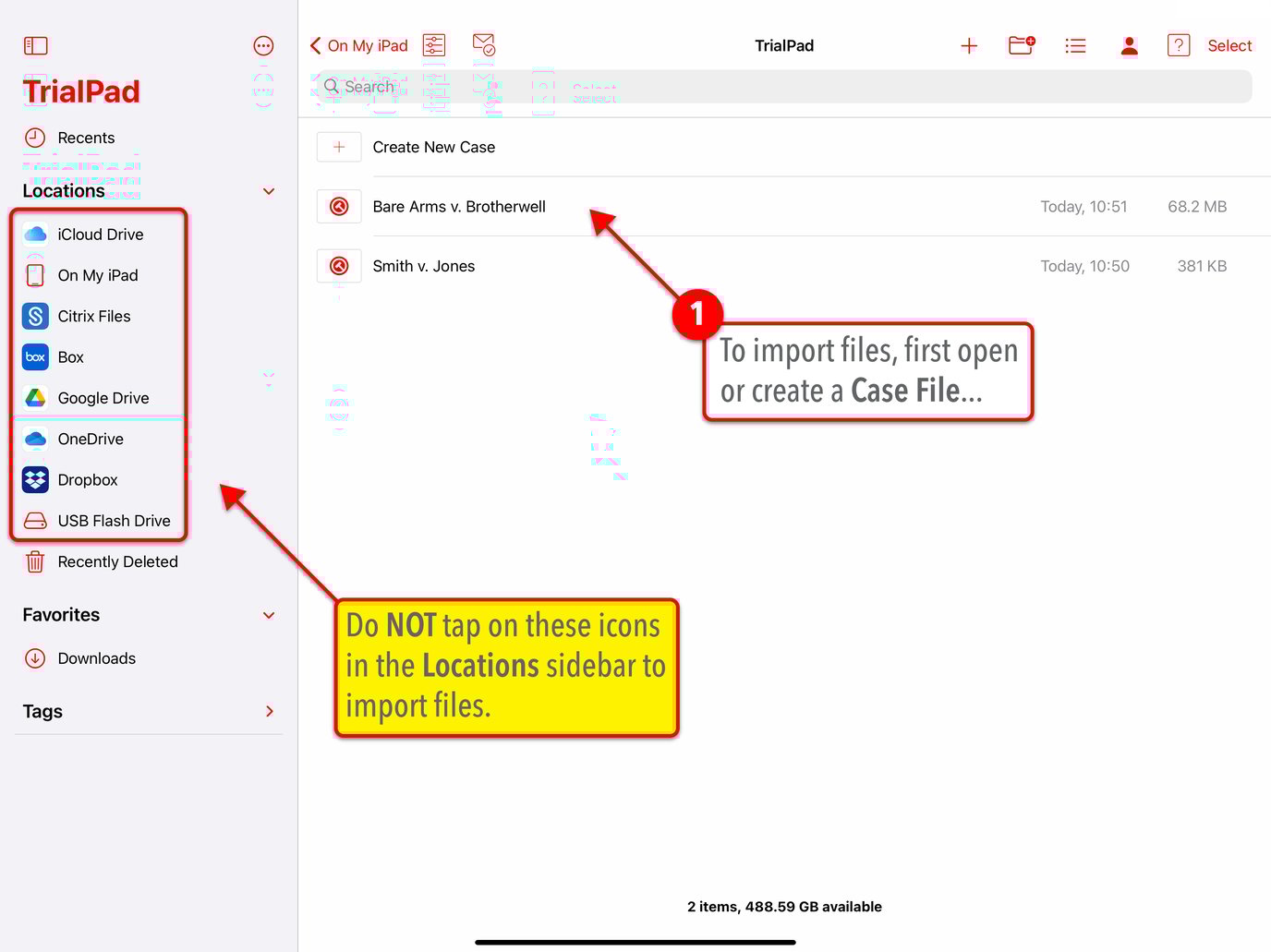 Why am I having issues importing files from cloud storage providers to the iPad apps?